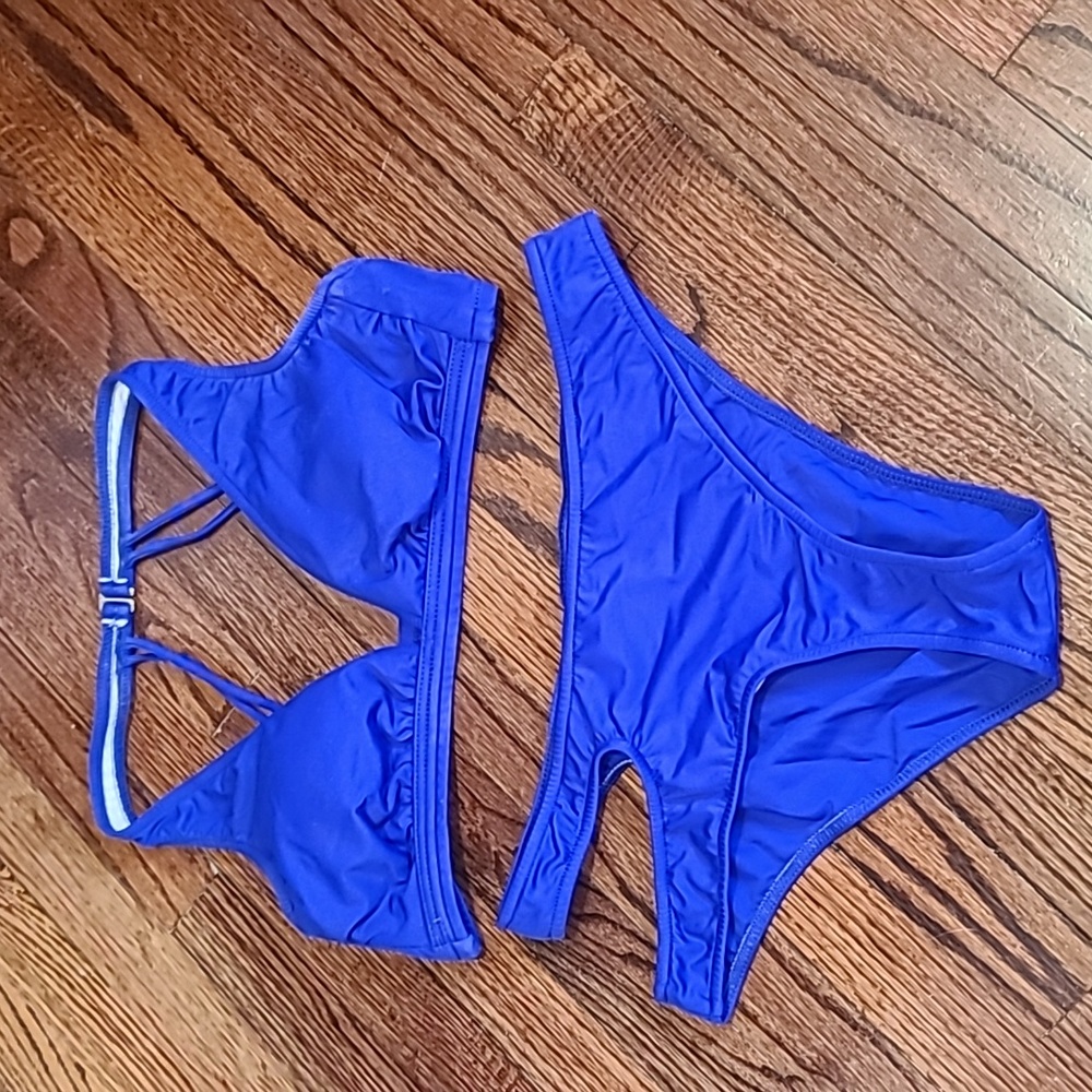 Venus Violet Blue 2 Piece Swimsuit - Gem